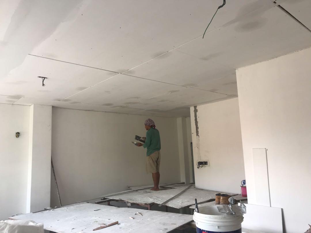 Renovations rumah pasang siling plaster kami buat dari awal hingga ...