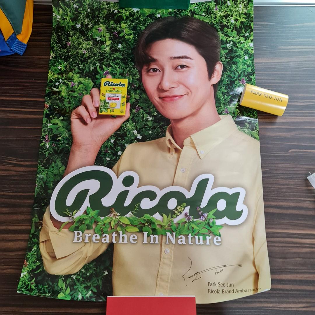 Ricola x Park Seo Jun Poster and Photocards, Hobbies & Toys, Memorabilia & Collectibles, K-Wave ...