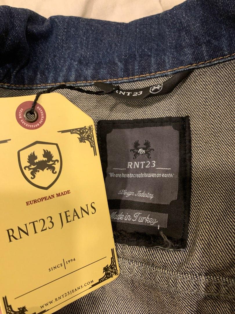 RNT23 Navy Denim Jacket, Men's Fashion, Coats, Jackets and Outerwear on ...