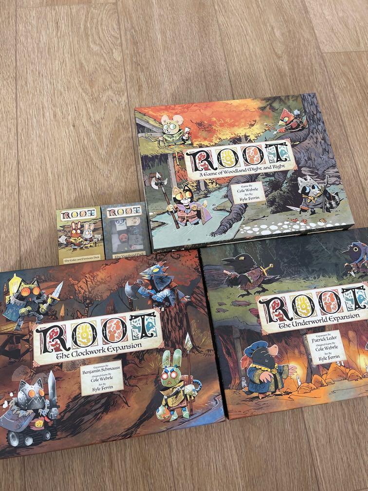 (Authentic) Root basegame w expansions clockwork and underworld board ...