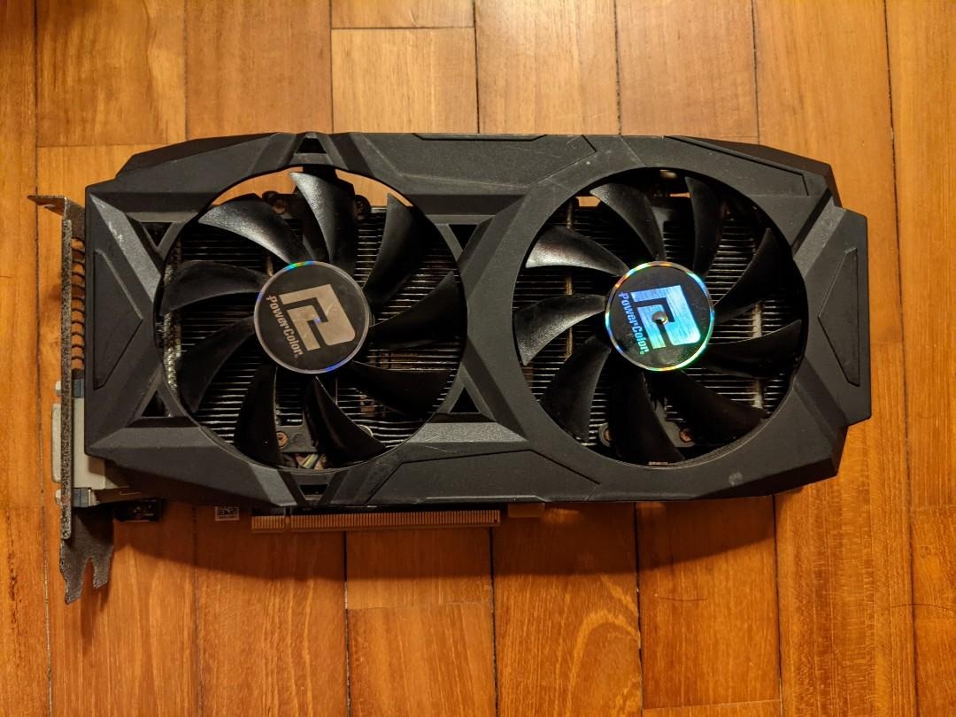 RX580 8GB Powercolor Red Dragon RX 580 8GB, Computers & Tech, Parts ...