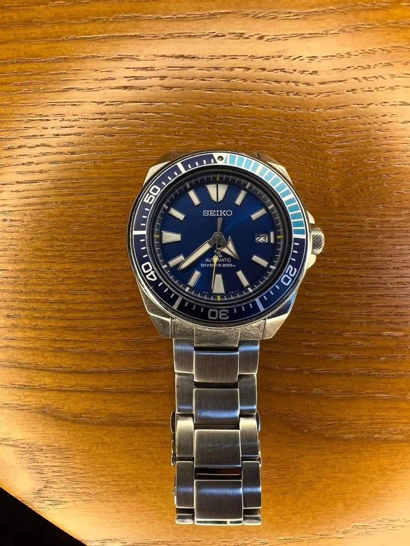 Seiko Samurai Blue Lagoon, Men's Fashion, Watches & Accessories ...
