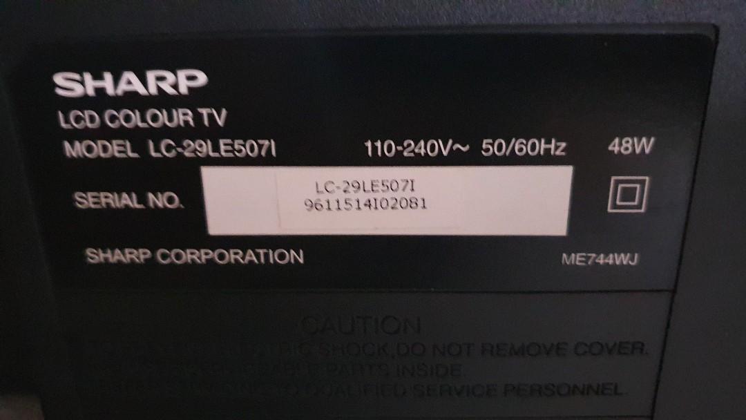 Sharp LCD TV on Carousell