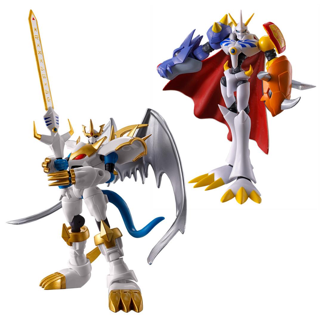 SHODO Digimon Imperialdramon Paladin Mode & Omegamon (Set of 2 Figures ...