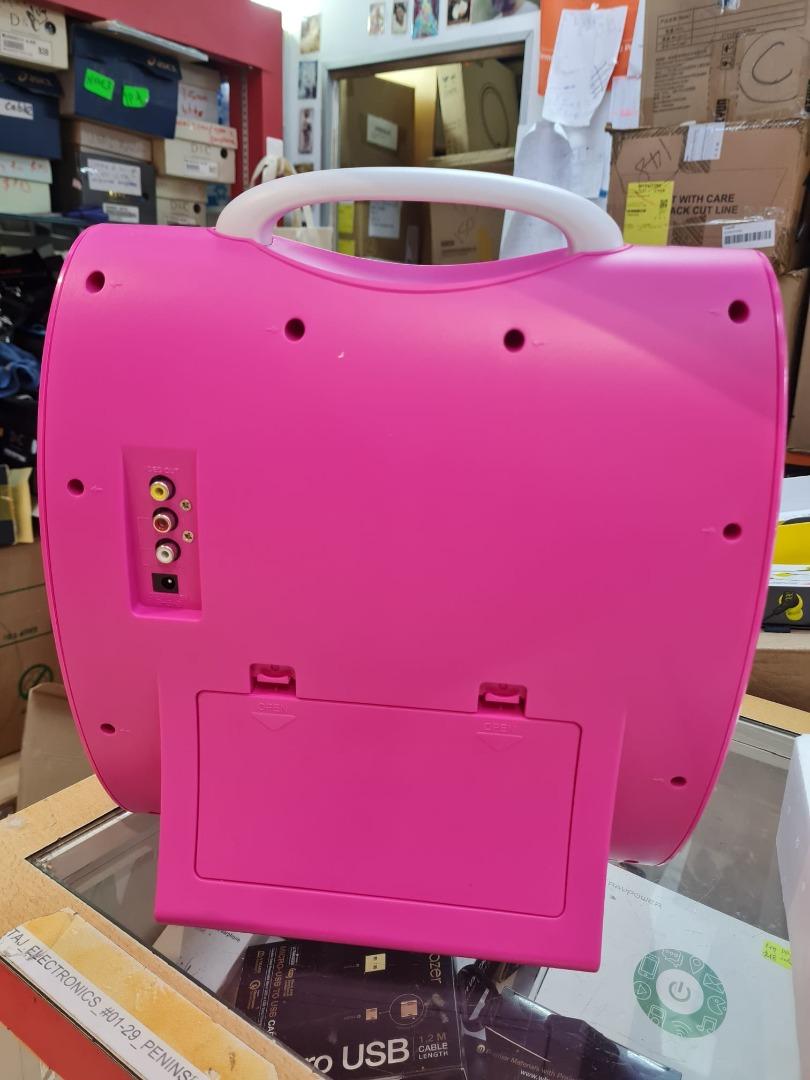 Singing Machine Classic Series SML363P (Pink) Bluetooth Karaoke System ...