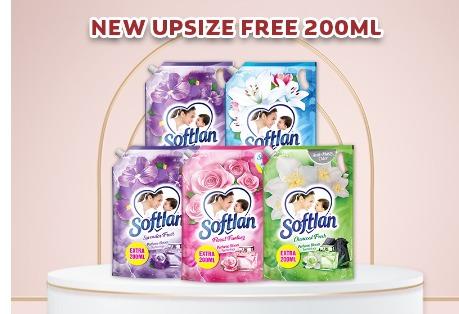 Softlan Anti Wrinkles Fabric Softener 1.3L-1.6L[Bundle of 5] IBG0825 ...