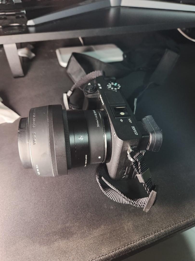 Sony A6400 with Sigma 16mm F1.4 Sigma 30mm F1.4, Photography, Cameras on Carousell