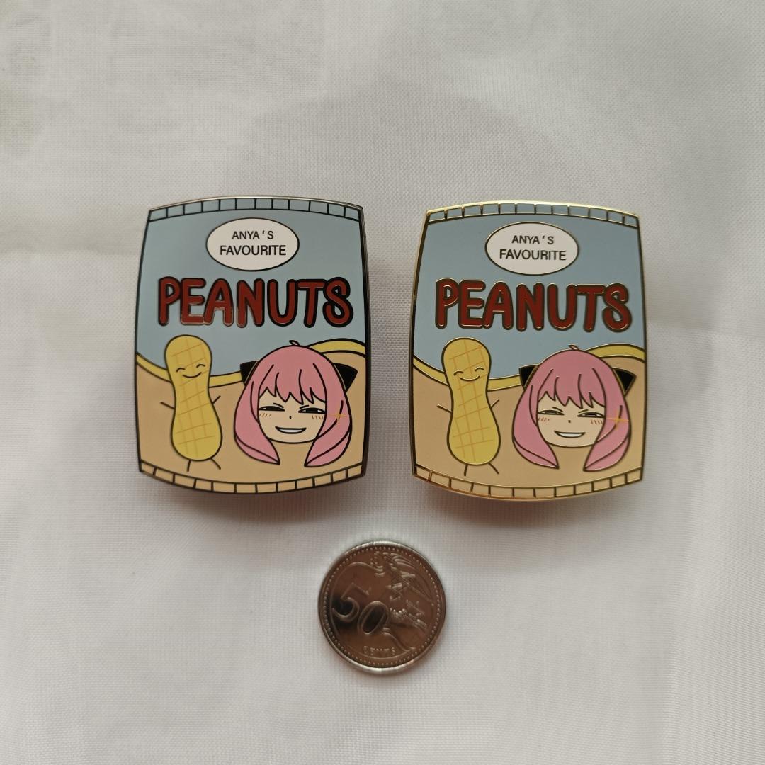 Spy x Family Inspired Anya Forger Peanuts Hard Enamel Pin, Hobbies ...
