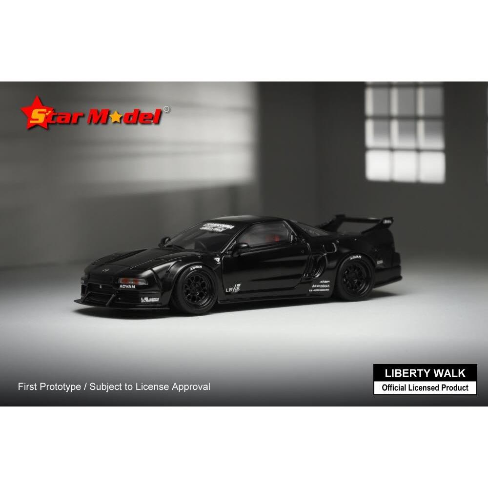 Star Model 1/64 Scale Liberty Walk - Honda LB NSX NA1 Black Die-cast ...