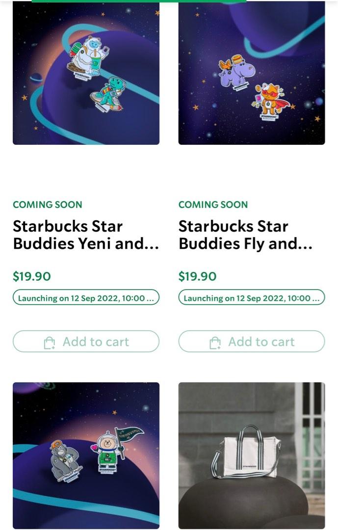 STARBUCKS STAR BUDDIES pin set, Hobbies & Toys, Memorabilia ...