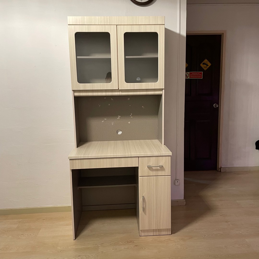 Study / dressing table with drawer and cabinet, Furniture & Home Living ...