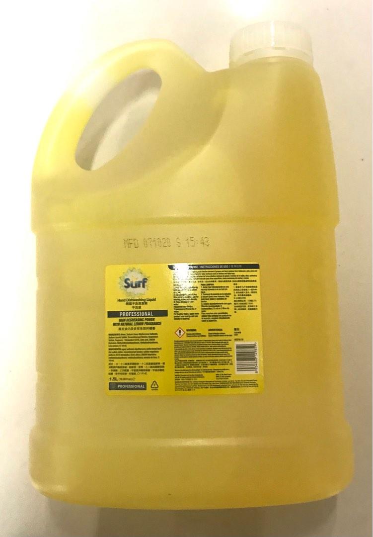 Surf Professional Lemon Scent Hand Dishwashing Liquid Soap 1.5L ...