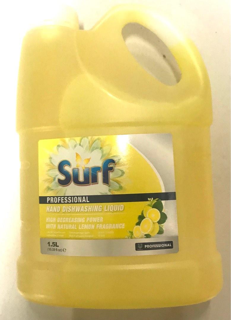 Surf Professional Lemon Scent Hand Dishwashing Liquid Soap 1.5L ...
