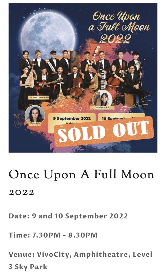 TENG Ensemble - Once upon a full moon 2022, Tickets & Vouchers, Event ...