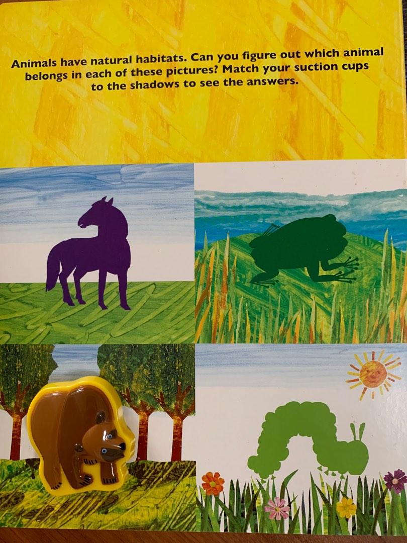 The world of Eric Carle story book and board game with suction cups ...
