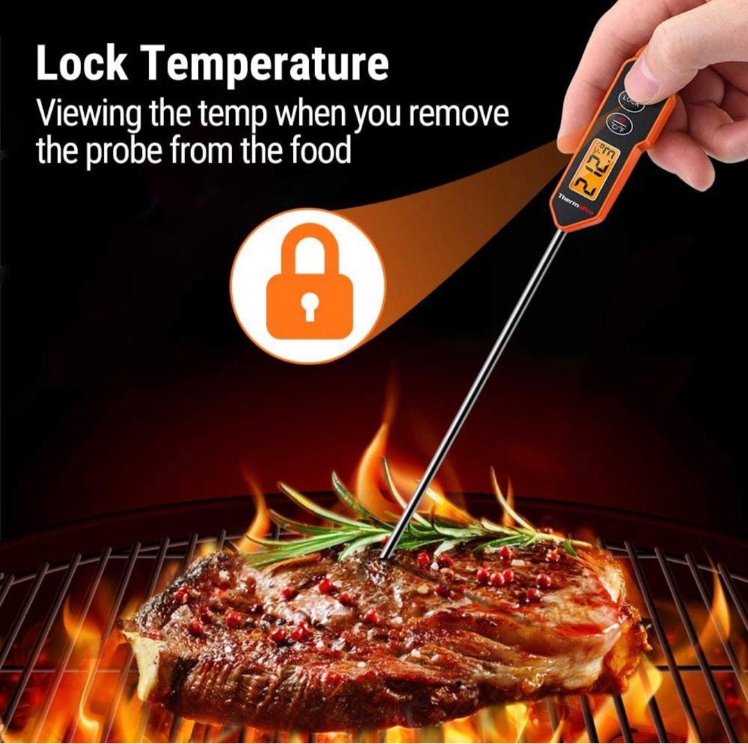 ThermoPro TP-01H Digital Thermometer with backlit, Health & Nutrition ...