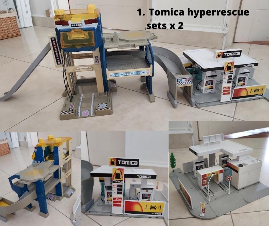 Tomica Hypercity Rescue & Petrol station, Hobbies & Toys, Toys & Games ...
