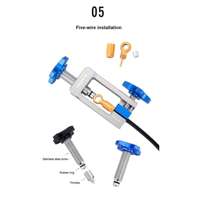 TOOPRE Bicycle Oil Needle Insertion Tool Installation T Head Tubing ...