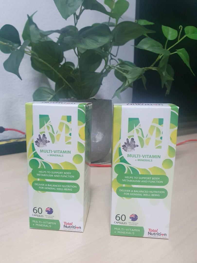 TOTAL NUTRITION multivitamin + minerals ( 2 for $20), Health & Nutrition, Health Supplements ...