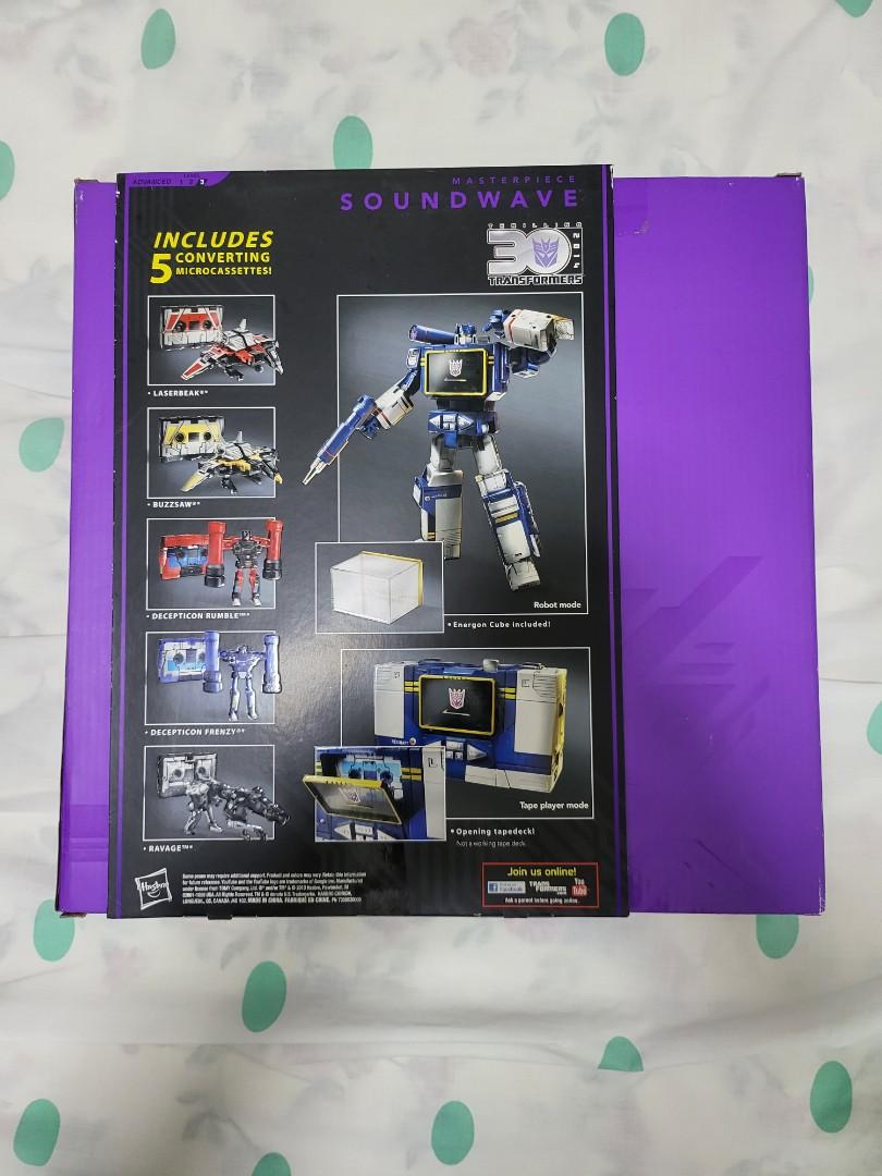 Transformers TRU Exclusive Masterpiece MP02 Soundwave, Hobbies & Toys ...