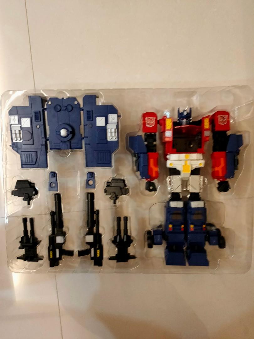 Transformers Xovergen Optimus prime Ginrai trailerforce and God bomber ...