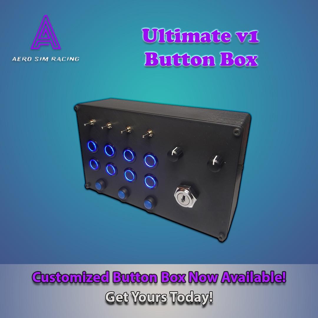 Ultimate v1 Sim Racing Button Box / Flight Simulator / Racing Simulator ...