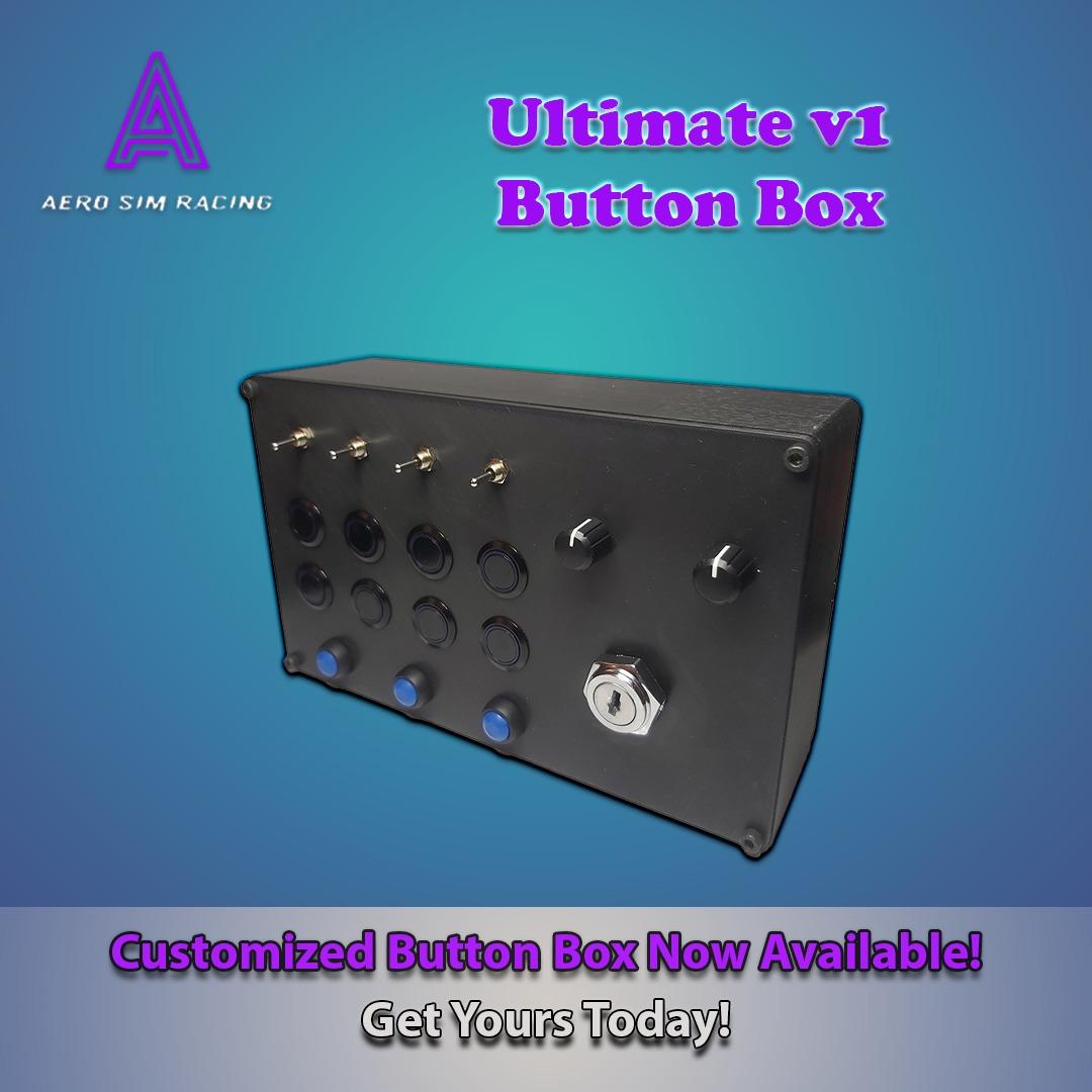 Ultimate v1 Sim Racing Button Box / Flight Simulator / Racing Simulator ...
