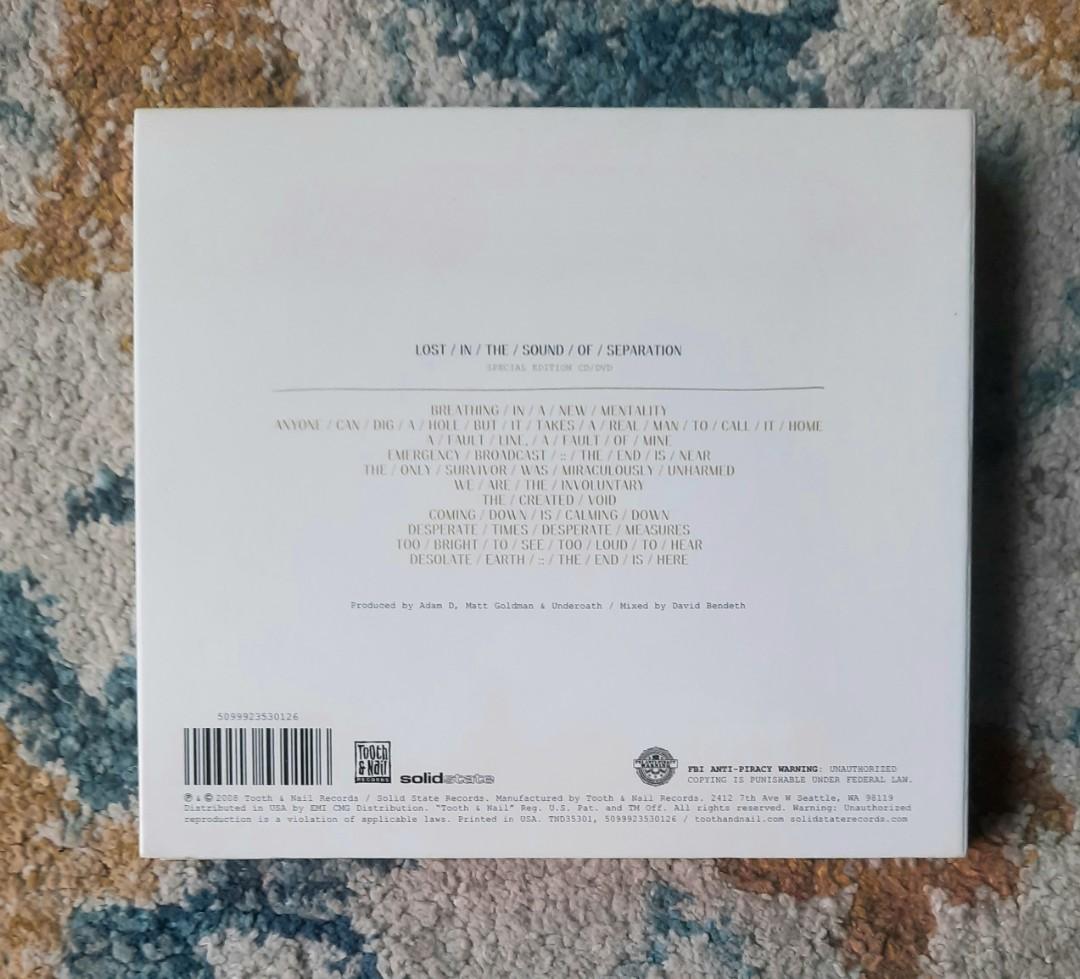 Underoath - Lost In The Sound Of Separation CD, Hobbies & Toys, Music ...