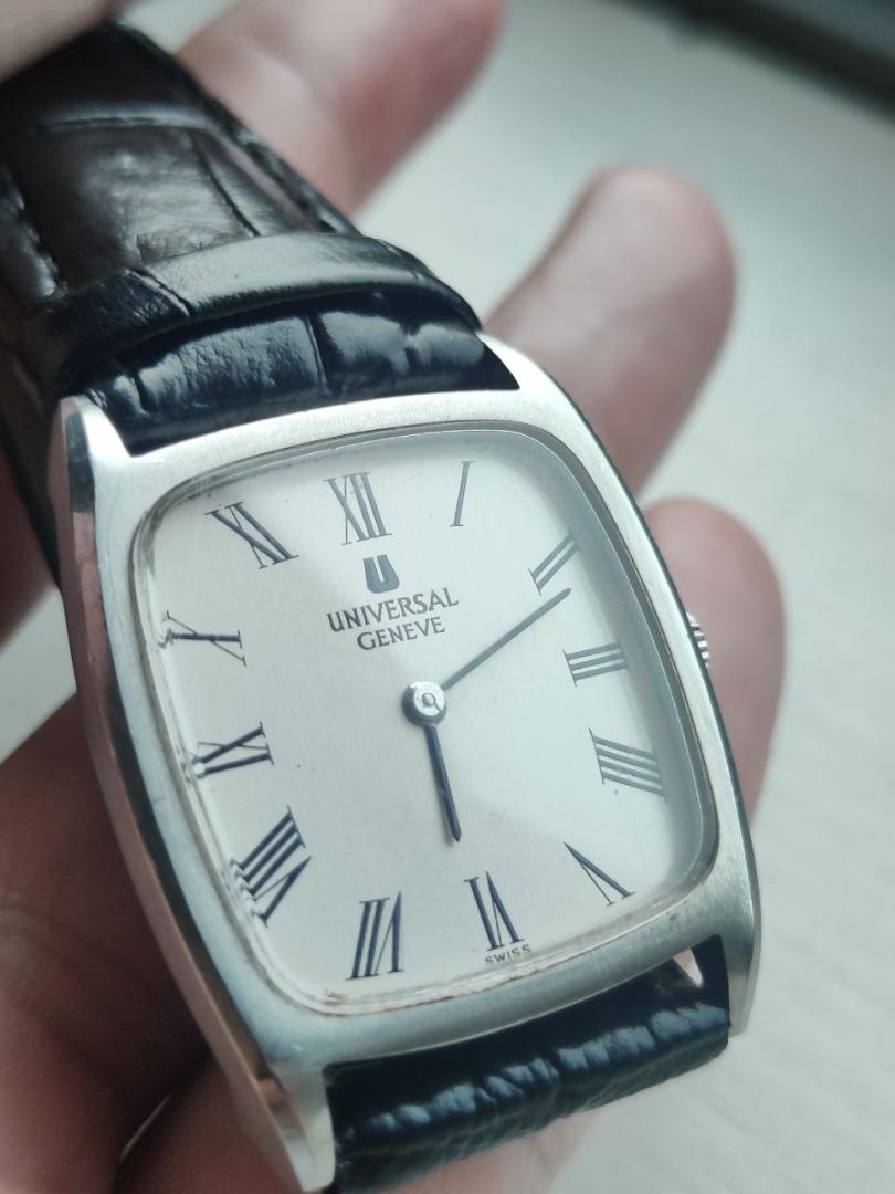 Universal Geneve TV 842114 Manual Wind, Luxury, Watches on Carousell