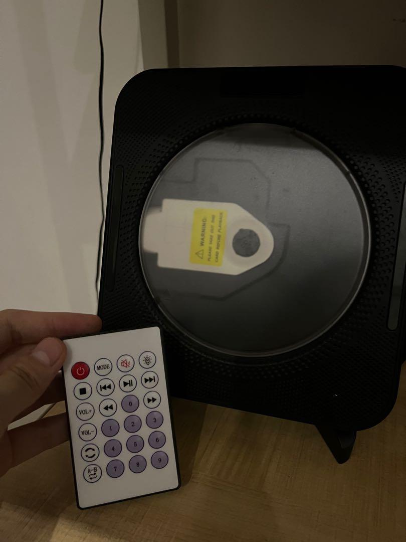 UPGRADED VERSION: WALL MOUNTED OR STAND CD PLAYER WITH COVER, Audio ...