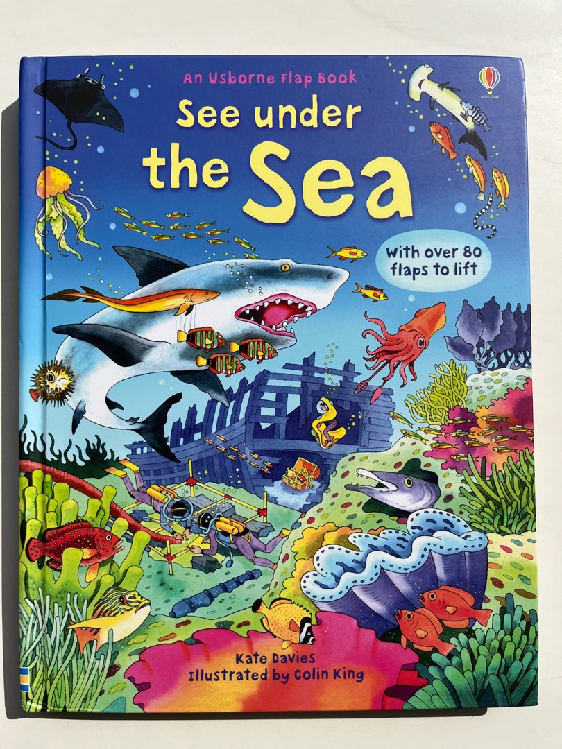 Usborne see under the sea, Hobbies & Toys, Books & Magazines, Children ...