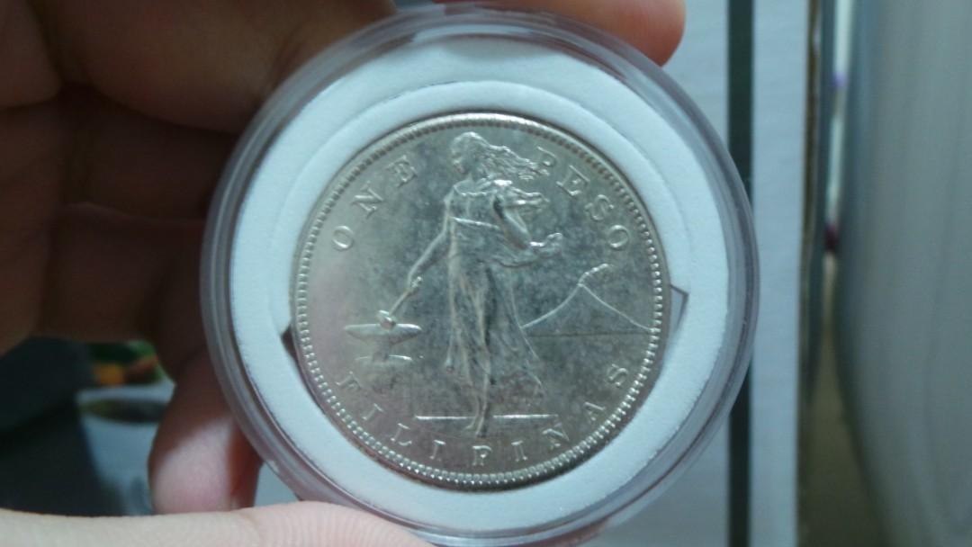 USPI 1 Peso 1907 coin, Hobbies & Toys, Memorabilia & Collectibles ...