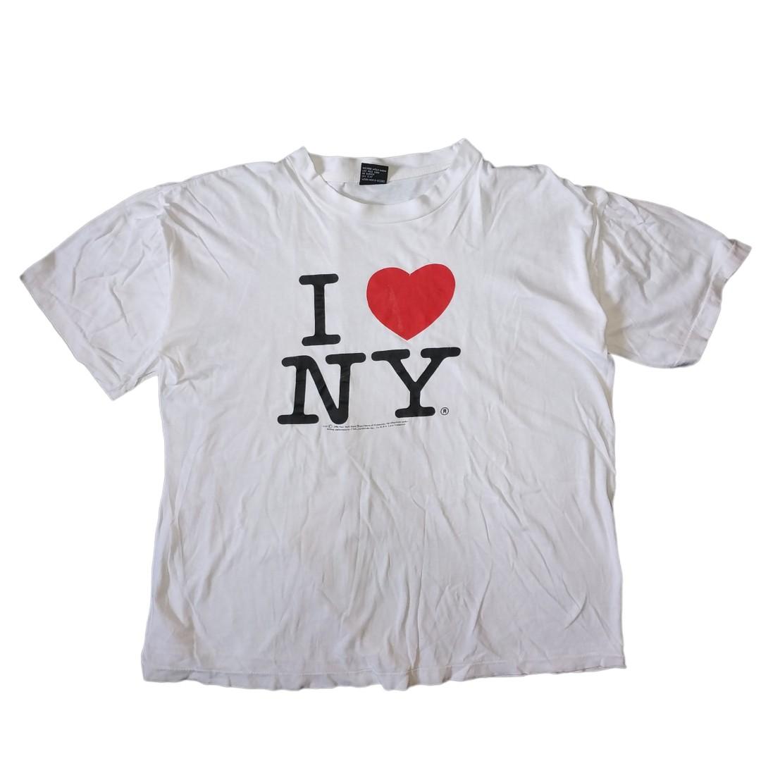 Vintage 1996 I Heart Ny Shirt Mens Fashion Tops And Sets Tshirts And Polo Shirts On Carousell