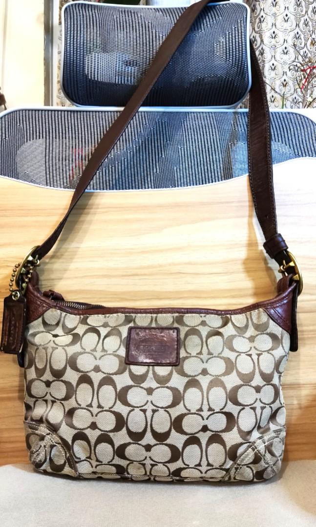 Vintage Coach creed J0885-12594, Luxury, Bags & Wallets on Carousell