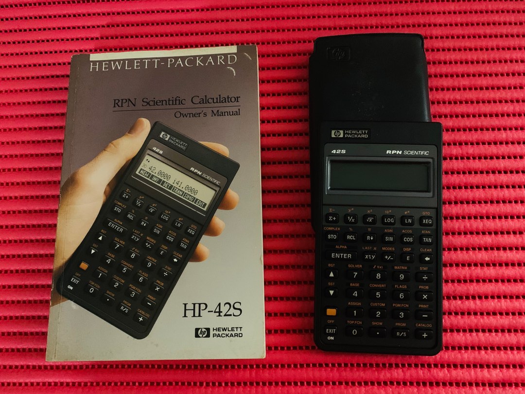 Vintage Hewlett-Packard Packard : HP-42S RPN Scientific Calculator, Computers & Tech, Office ...