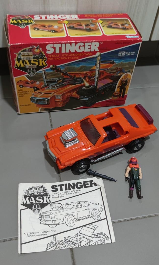 Vintage Kenner M.a.s.k Stinger complete with box and manual, Hobbies ...