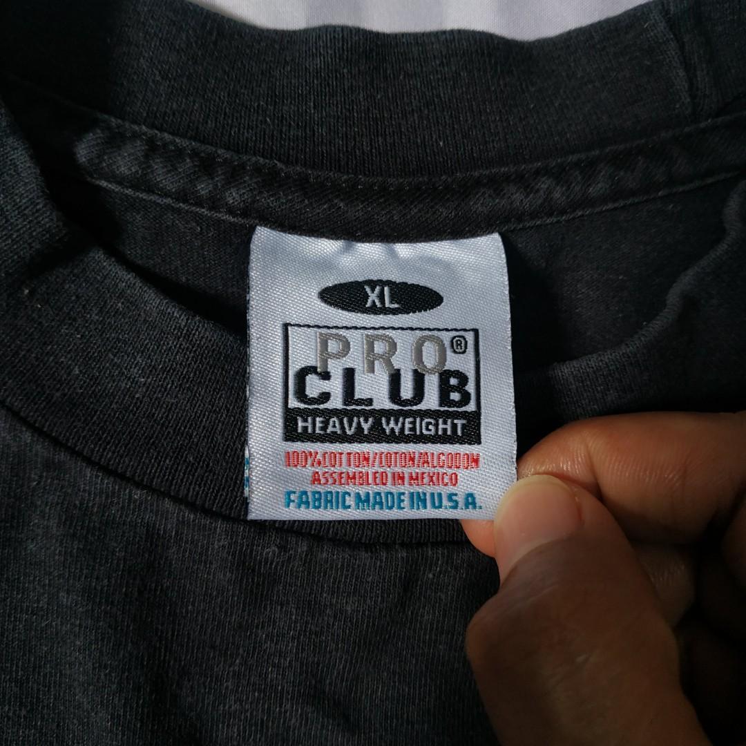 Vintage Pro Club Blank tee Black, Men's Fashion, Tops & Sets, Tshirts ...