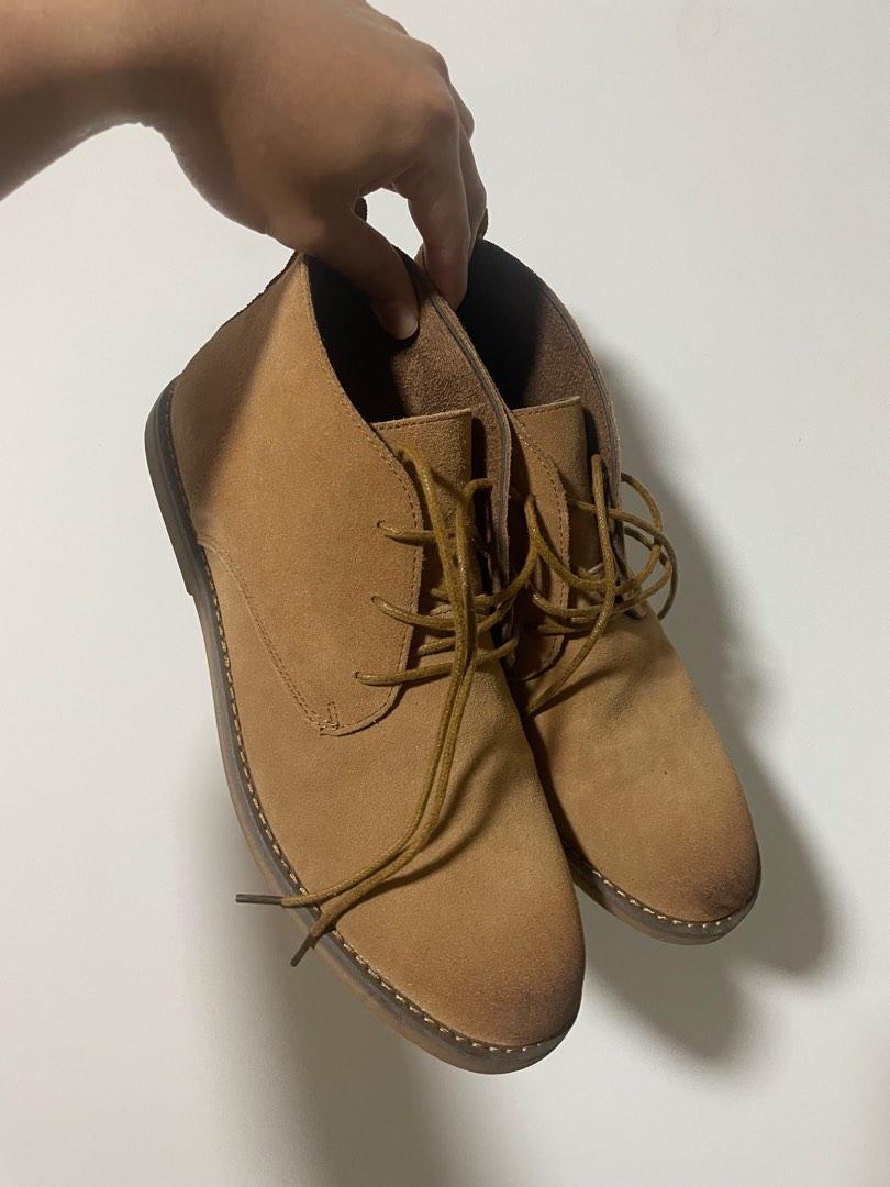 Vintage Suede Boots, Men's Fashion, Footwear, Boots on Carousell