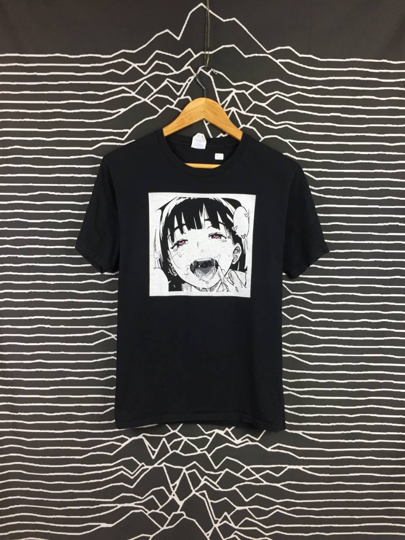 Vtg 00s Anime Hentai Japanese Manga Character Tee, Men's Fashion, Tops ...