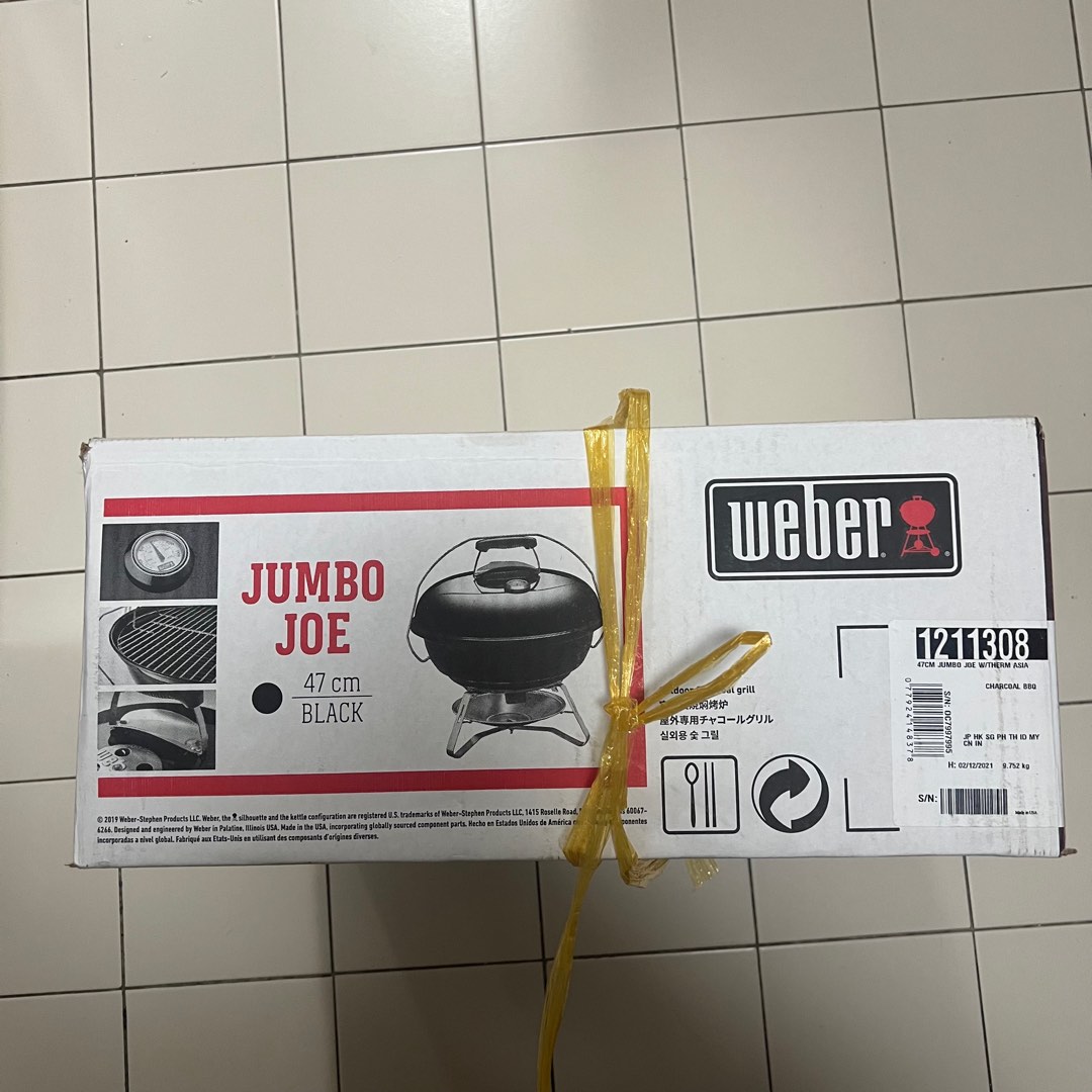Weber 48cm Jumbo Joe, TV & Home Appliances, Kitchen Appliances, BBQ ...