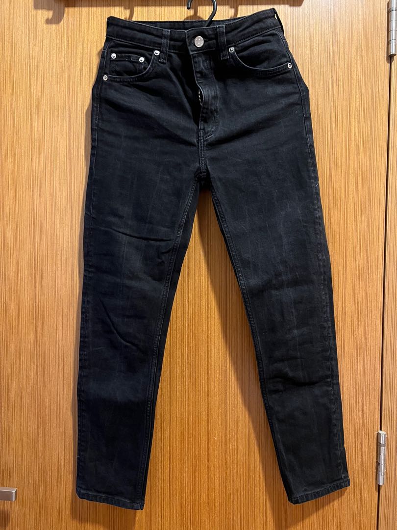 Weekday Seattle Jeans (Black), Women's Fashion, Bottoms, Jeans ...