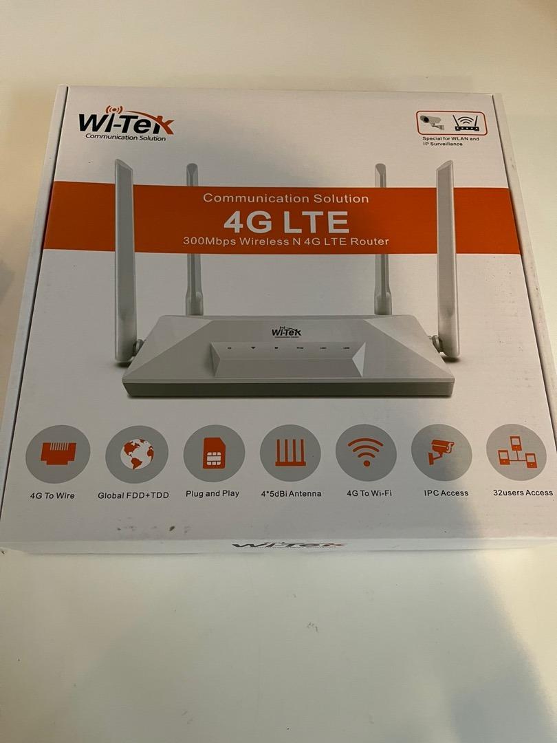 Witek WI-LTE300 4G LTE Sim Based 300MBPS Wireless Router, Computers & Tech, Office & Business ...