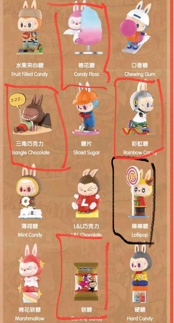 WTT POPMART LABUBU CANDY BLINDBOX, Hobbies & Toys, Toys & Games on ...