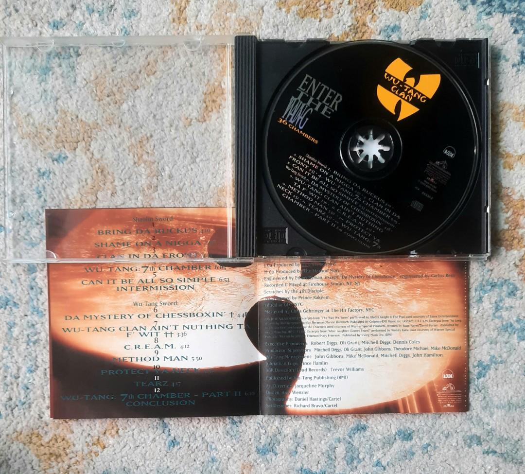 Wu-Tang Clan - Enter The Wu-Tang (36 Chambers), Hobbies & Toys, Music ...