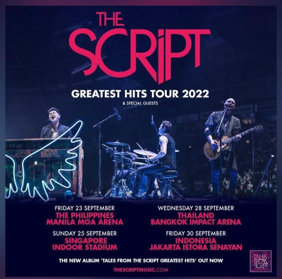 x1 Physical Ticket The Script Concert 2022, Tickets & Vouchers, Event ...