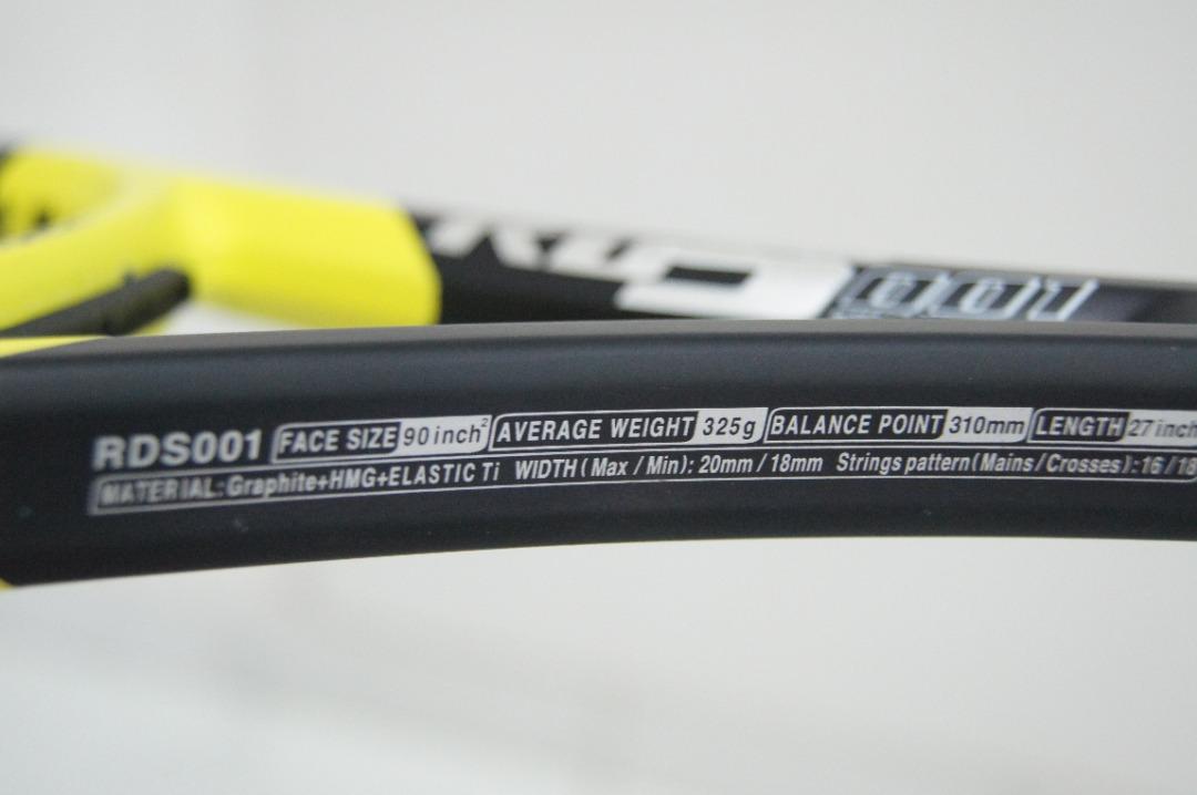 Yonex RDS002 TOUR (Japan limited model GUMMETAL) box frame racket ...