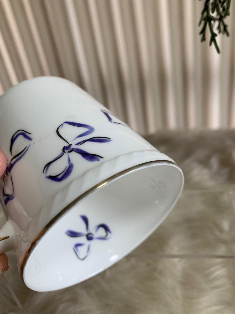 YSL Yves Saint Laurent bone china teacup, Furniture & Home Living ...