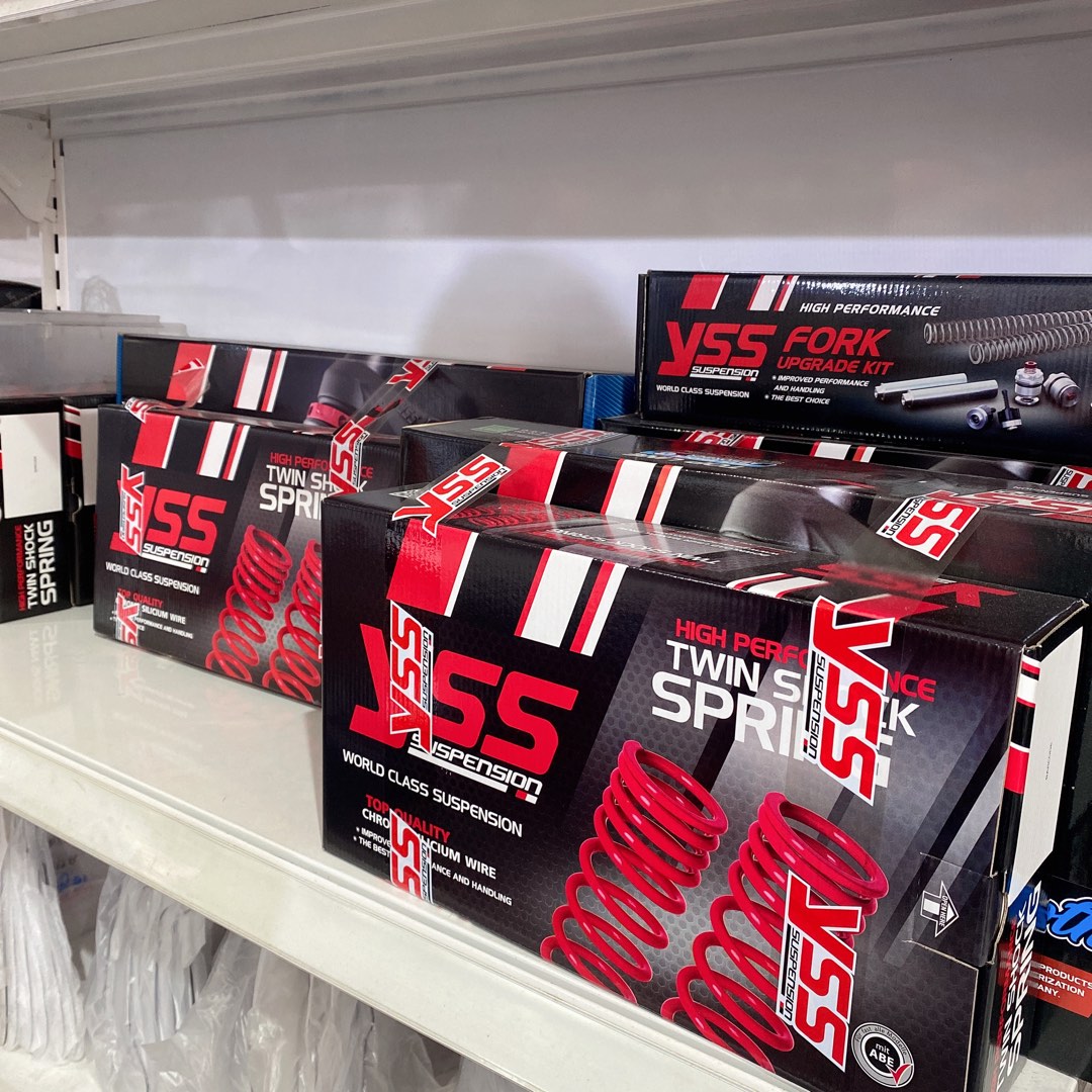 YSS SUSPENSION TWIN SHOCK ABSORBER SPRING FORK UPGRADE KIT MOTORCYCLE ...