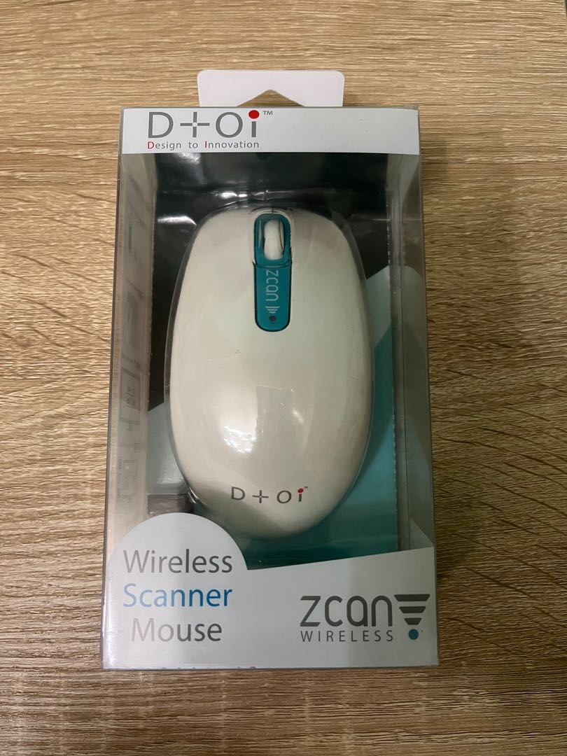 Zcan Wireless Scanner Mouse 無線掃描滑鼠, 電腦＆科技, 電腦周邊及配件, 電腦滑鼠及相關產品 - Carousell