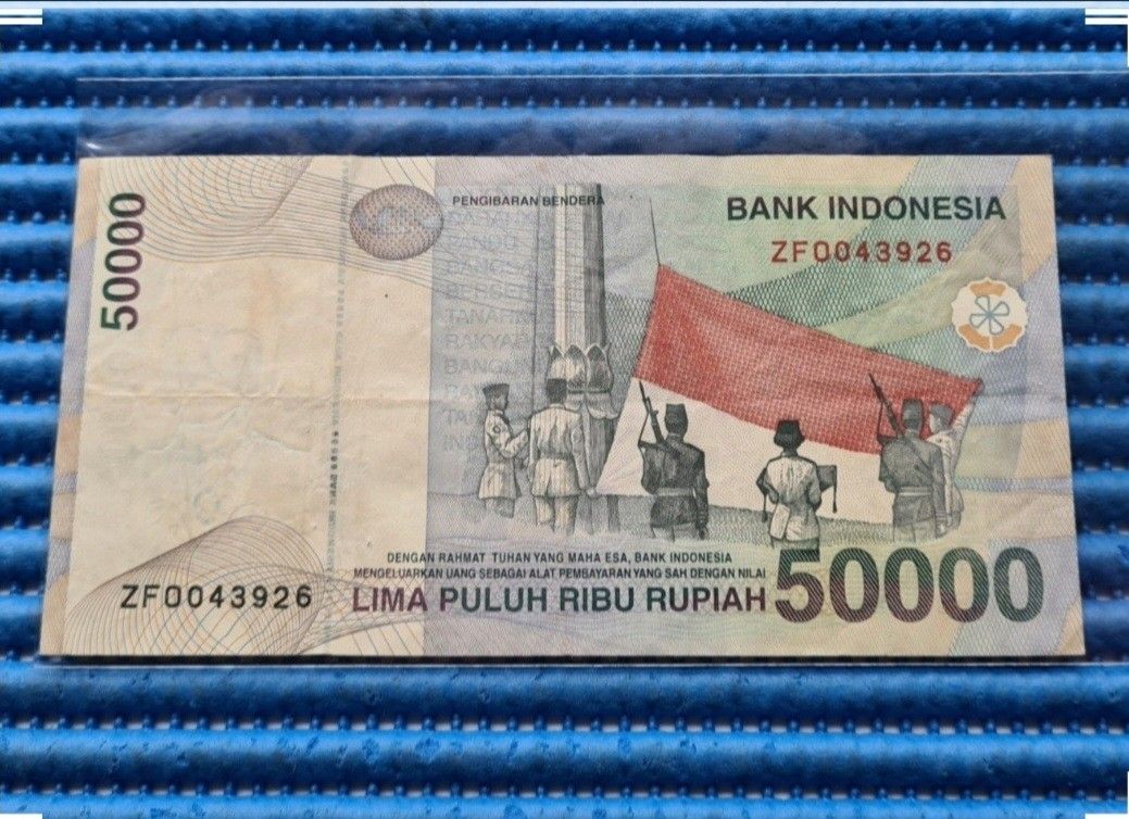1999 Indonesia 50,000 Rupiah Banknote Random Number Indonesian Banknote Currency, Hobbies & Toys ...